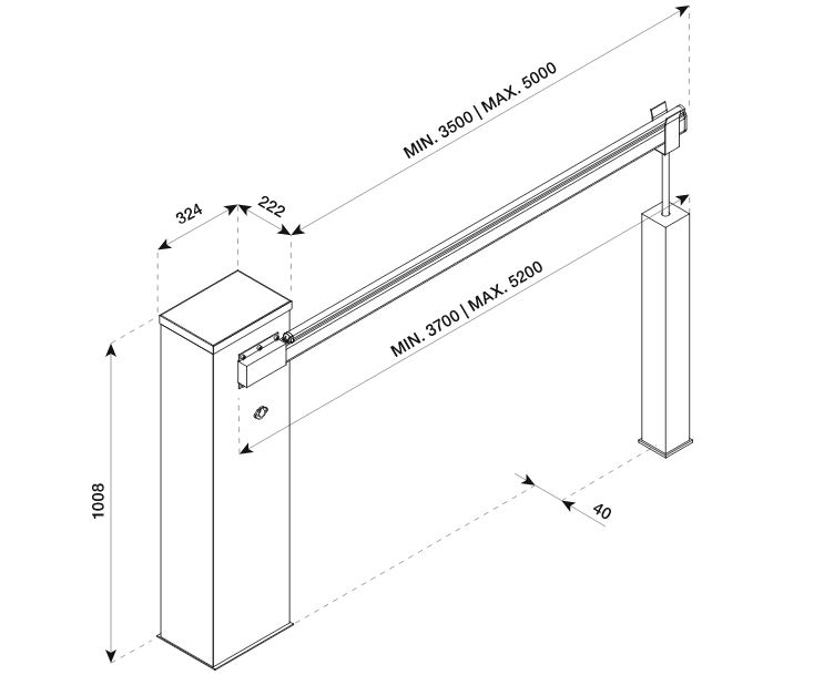 LADY.5 Road barriers & car park saver | Benincà
